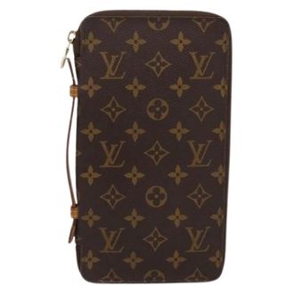 Louis Vuitton Sac pochette Pre-owned en toile - Femme - Pre-owned - Brun - Taille: ONE Size