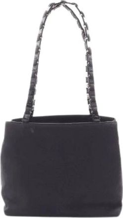 Ferragamo Sac bandouli&egrave;re en nylon Pre-owned - Femme - Pre-owned - Noir - Taille: ONE Size