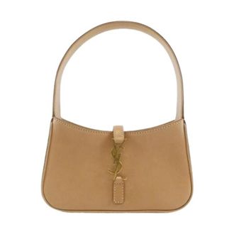 Saint Laurent Pre-owned LE 5 A 7 Mini Calf Shoulder Bag - - Pre-owned - Damen - Beige - ONE SIZE