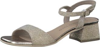 Marco Tozzi Sandale &agrave; talon by Guido Maria Kretschmer 2-28331-42 Femme, Or, 37 EU