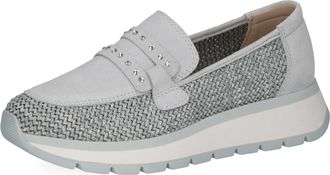 Caprice Damen Slipper Flach Elegant, Blau (Blue Comb), 38 EU