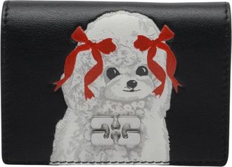 Ganni Femme, Accessoires, Noir, Taille: ONE Size Poodle Wallet