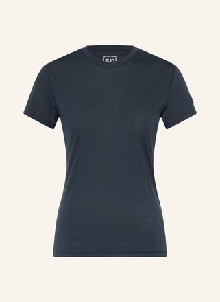 super.natural Funktionsw&auml;sche-Shirt sierra140 Mit Merinowolle blau