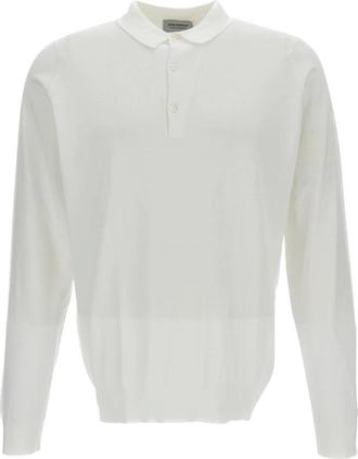 John Smedley Homme, Tops, Blanc, Taille: 2XL Bradwell Shirt