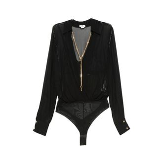 Elisabetta Franchi Damen, Oberteile, Schwarzk, LGr&ouml;&szlig;e