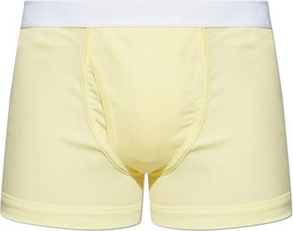 Tom Ford Homme, Sous-v&ecirc;tements, Jaune, Taille: S Logo Boxers