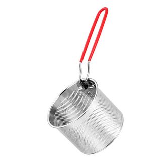 BESPORTBLE Frittierkorb aus Rostfreiem Edelstahl 304 Kleiner Pommes Frites Korb mit Abnehmbarem Griff Vielseitiger Drahtkorb f&uuml;r K&uuml;che und Snacks