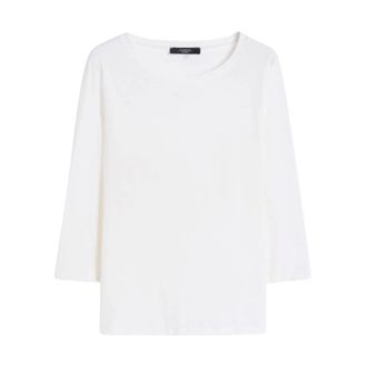 Max Mara Damen, Oberteile, Wei&szlig;, MGr&ouml;&szlig;e