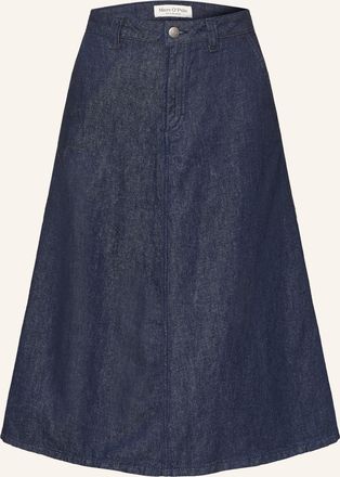 Marc O'Polo Marc Opolo Jeansrock Mit Leinen blau