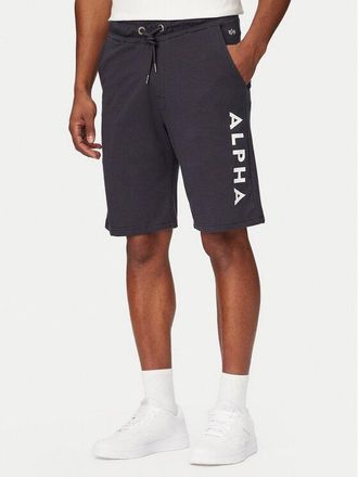 Alpha Industries Alpha Industries Sportshorts Jersey 116366 Dunkelblau Regular Fit