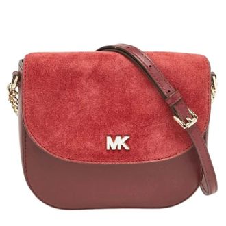 Michael Kors Sac bandouli&egrave;re en cuir doccasion - Femme - Pre-owned - Rouge - Taille: ONE Size