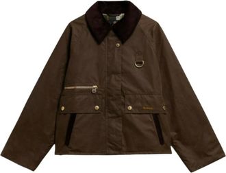Barbour Femme, Vestes, Brun, Taille: 42 FR Cottingham Wax Jacket