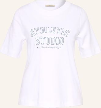 Lilienfels Lilienfels T-Shirt Mit Schmucksteinen weiss