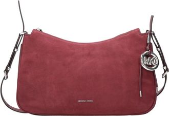 Michael Kors Femme, Sacs, Rouge, Taille: ONE Size Nolita Medium Nubuck Shoulder Bag