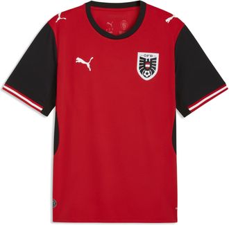 Puma Maillot Home Autriche 2026 Homme, Accessoires, Rouge, 3XL