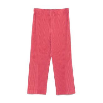 Issey Miyake Homme, Pantalons, Rose, Taille: S Wide Pantalons