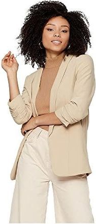 Pieces PCBOSS 3/4 Blazer Noos, Femme, Opacity, White Pepper, X-Large