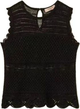 Twinset Femme, Tops, Noir, Taille: 40 FR Top