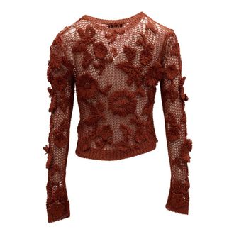 Valentino Garavani Strickoberteil - - Knitwear - Damen - Braun - M