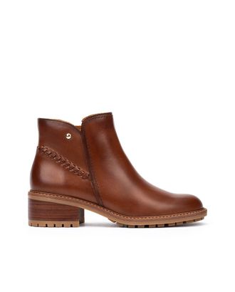 Pikolinos Stiefeletten mit Absatz in Leder Medina für Frauen Farbe Cuero