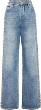 Philipp Plein Femme, Jeans, Bleu, Taille: W24 Pantalon Skater en Denim