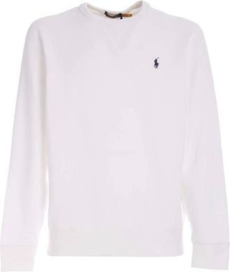 Polo Ralph Lauren Homme, Sweatshirts et sweats &agrave; capuche, Blanc, Taille: XL Cabin SweaT-shirt