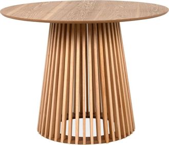 M&S Collection Table ronde AUCUNE Garle 81A 100 x 100 x 75 cm Bois naturel 4 places