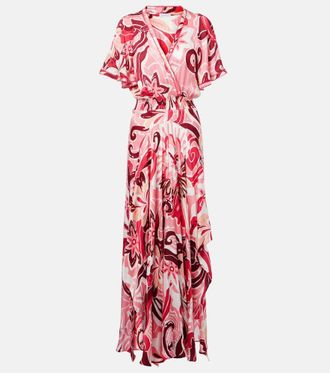 Poupette St Barth Maxikleid Mabelle aus Satin