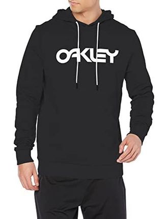 Oakley B1b Pullover Hoodie 2.0 Pull à Capuche, Noir/Blanc, XL Homme