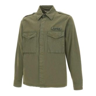 Aspesi Field Shirt - - Shirts - Herren - Gr&uuml;n - L