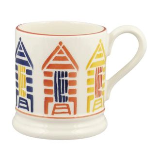 Emma Bridgewater Becher, Motiv: Strandh&uuml;tte, 0,5 l