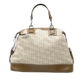 Celine Pre-owned Vintage Printed Canvas Handbag - - Pre-owned - Damen - Beige - ONE SIZE