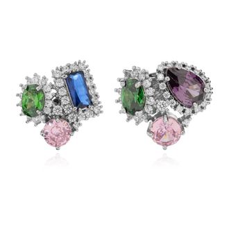 Maison Margiela unisex, Accessoires, Multicolore, Taille: ONE Size Cluster Stud Earrings
