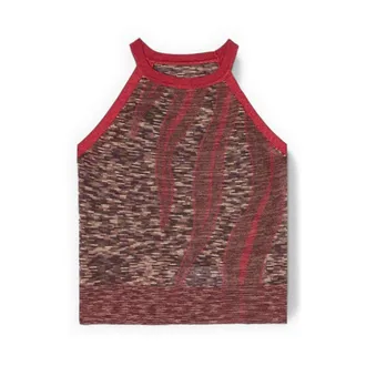 Motivi Femme, Tops, Rouge, Taille: 42 FR Haut en maille flamm&eacute;e de viscose fine
