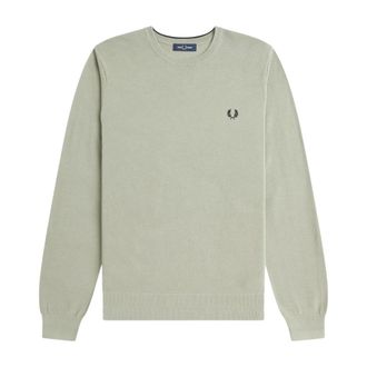 Fred Perry Homme, Pulls, Vert, Taille: XL Pull en maille piqu&eacute;e