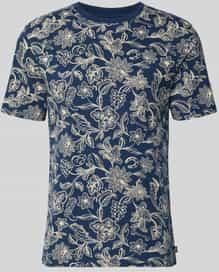 Scotch & Soda T-Shirt im Allover-Look mit Rundhalsausschnitt