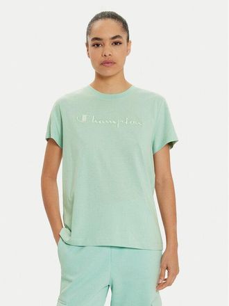 Champion T-Shirt 117650 Grün Slim Fit