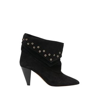 Isabel Marant Bottines &agrave; talons Lyone en cuir velours