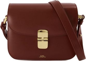 A.P.C. Sac Hobo Grace Petit A.P.C. Cuir Noisette