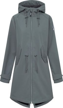 Derbe Softshell Friese Island, 42/42 Damen, Lava Smoke/Navy