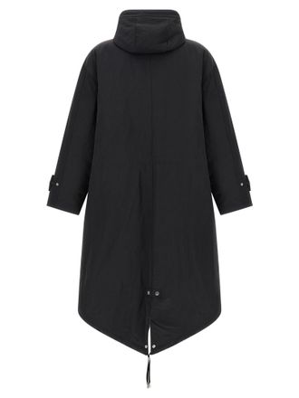 Ami Mens Gray Polyamide Parka Clothing