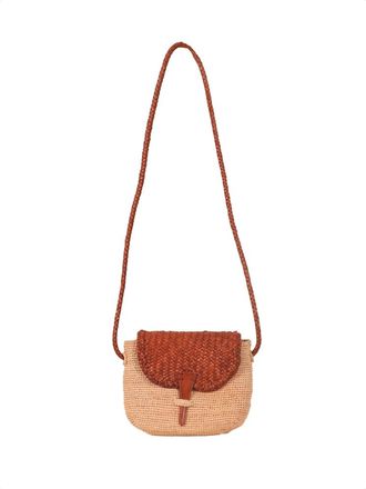 Dragon Diffusion Femme, Sacs, Beige, Taille: ONE Size Sac Messenger en Raphia