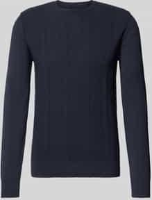 Blend Slim Fit Pullover in Strick-Optik Modell Baron