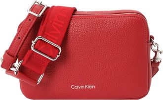 Calvin Klein Kameratasche Logo Strap Pebble Grain Camera