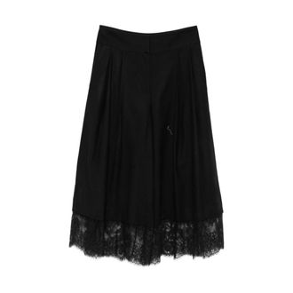 Zimmermann Culotte en dentelle Valiant - Femme - Pantalons - Noir - Taille: 40 FR