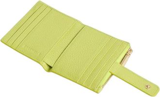 Coccinelle Femme, Accessoires, Vert, Taille: ONE Size Portefeuille Souple M&eacute;tallis&eacute;