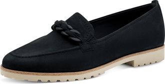 Tamaris Damen Slipper, Frauen Slip On,TOUCHit-Fußbett,elegant,Office,büro,Freizeit,Slipper,Mokassins,Halbschuhe,Slip-ons,Slides,Navy,37 EU