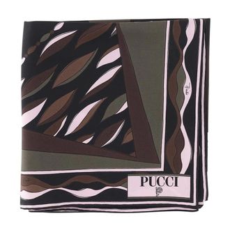 Pucci Gemischter Print Seidenschal - - Accessories - Damen - Mehrfarbig - ONE SIZE
