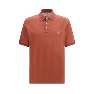 Brunello Cucinelli Homme, Tops, Brun, Taille: S Cotton Casual Shirt