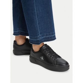 Calvin Klein Sneakers Calvin Klein Chunky Cups Laceup Lth Bt Croc HW0HW03223 Schwarz